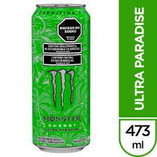 ENERGIZANTE MONSTER ENERGY VERDE 473ML PARADISE | El Amanecer ...